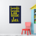 twinkle twinkle little star kids nursery poster | Zazzle
