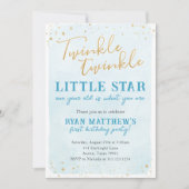 Twinkle Twinkle Little Star Party Invitation | Zazzle