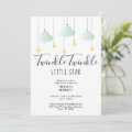 Twinkle Twinkle Little Star QR Code Baby Shower Invitation | Zazzle