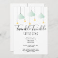 Twinkle Twinkle Little Star QR Code Baby Shower Invitation | Zazzle