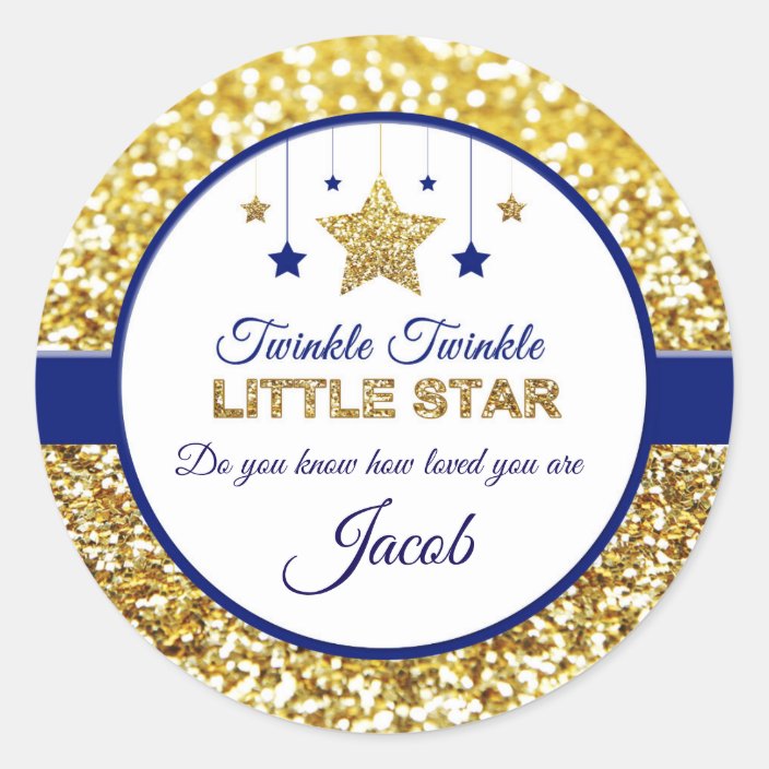 Twinkle twinkle little star stickers | Zazzle.com