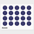 Twinkle Twinkle Little Star Stickers - Blue,Silver | Zazzle