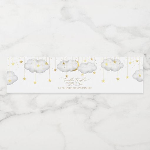 Twinkle Twinkle Little Star Water Bottle Labels | Zazzle