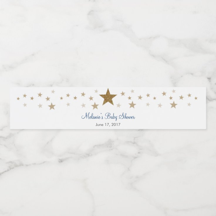 Twinkle Twinkle Little Star Water Bottle Labels | Zazzle