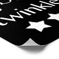 Twinkle Twinkle Little Star Word Art Poster | Zazzle
