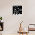 Twinkle Twinkle Little Star Word Art Poster | Zazzle