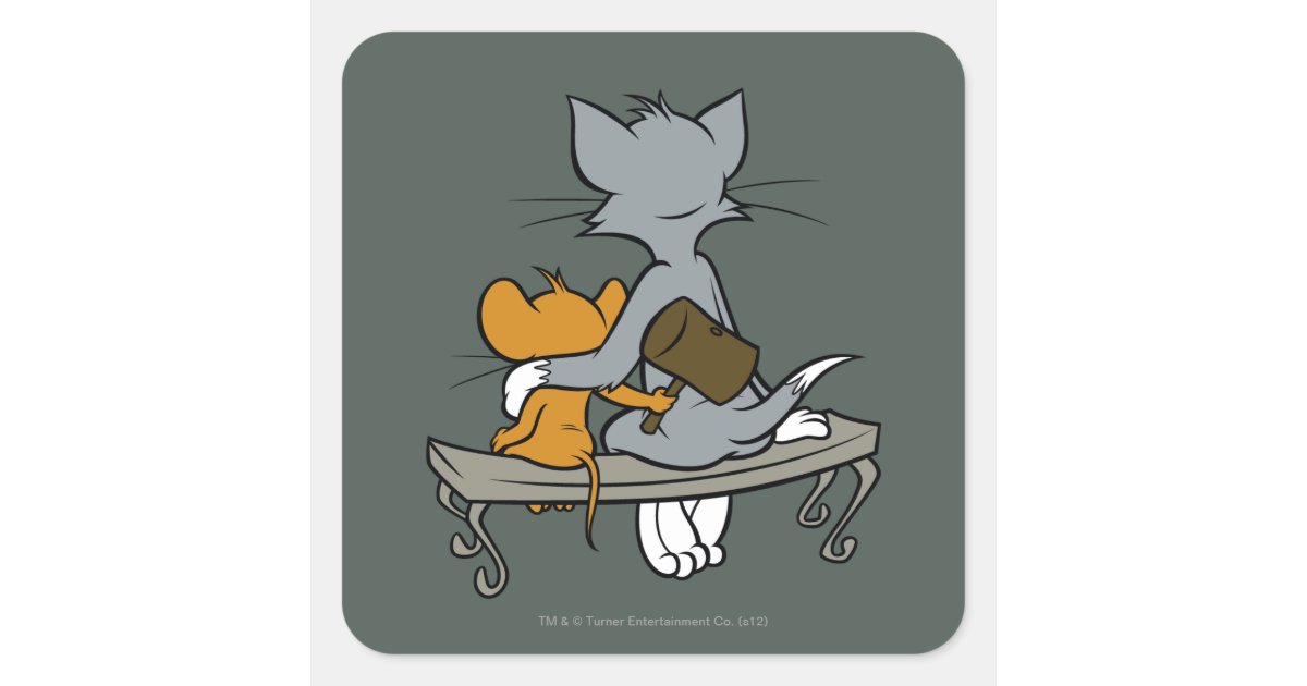 Twist Square Sticker | Zazzle