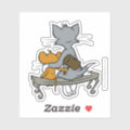 Twist Sticker | Zazzle