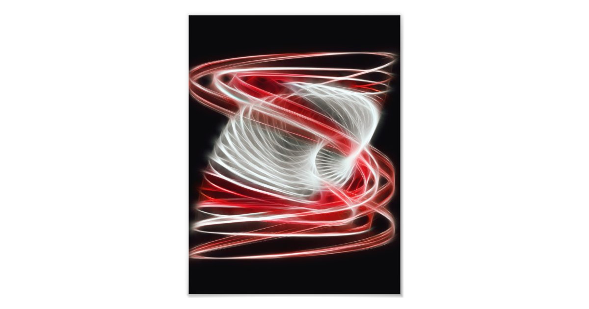 Twisted 1 Red Photo Print | Zazzle