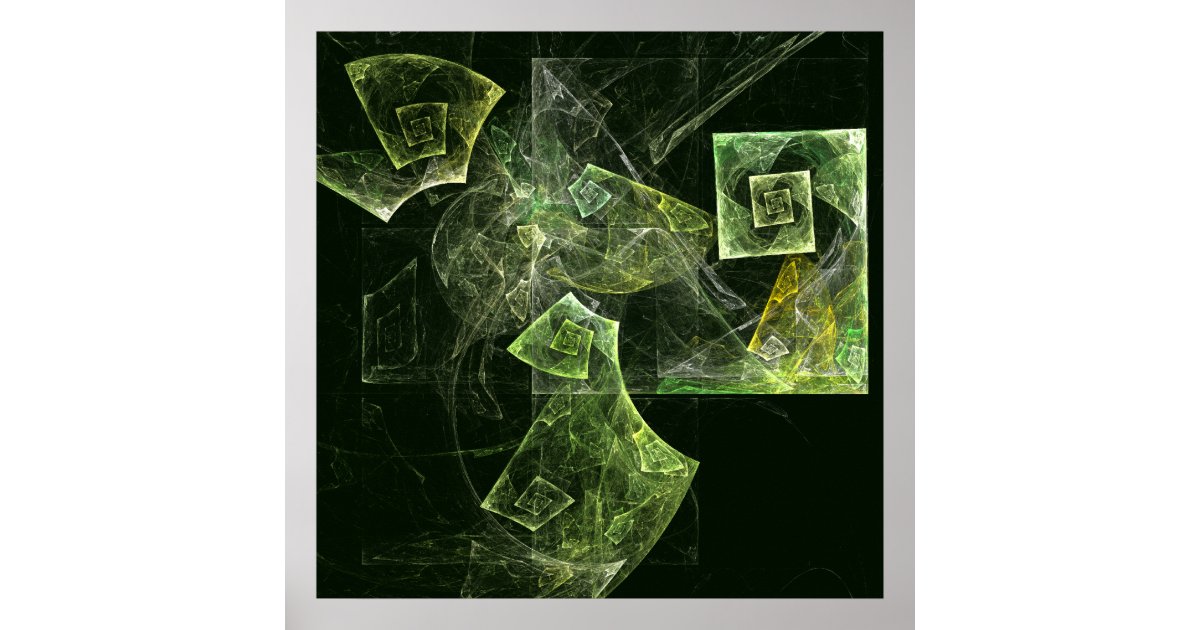 Twisted Balance Abstract Art Poster | Zazzle.com