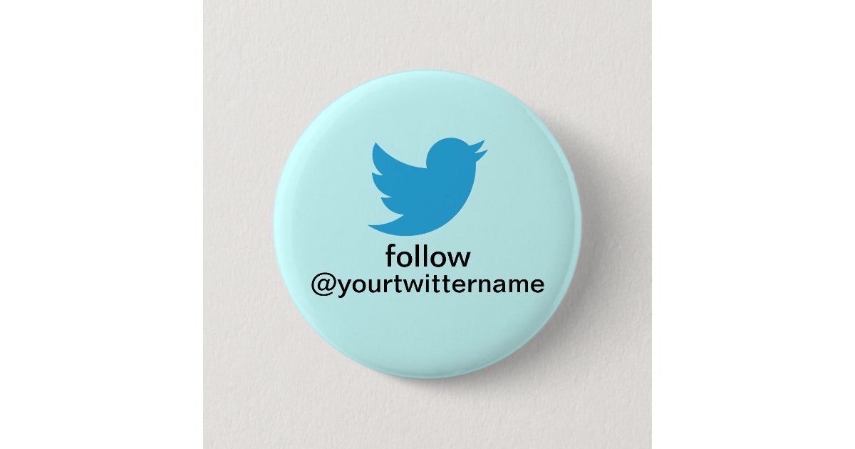 Twitter Button- Promote Yourself! Button | Zazzle