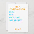 Twitter Party Invitations - How TWEET It Is! | Zazzle