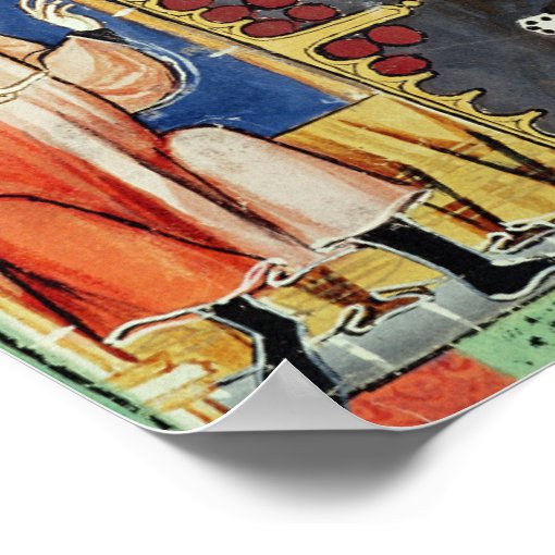 Two Backgammon Players Poster | Zazzle