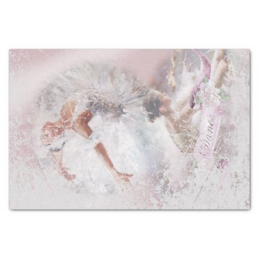 Two Ballerinas Dance Decoupage Tissue Paper | Zazzle