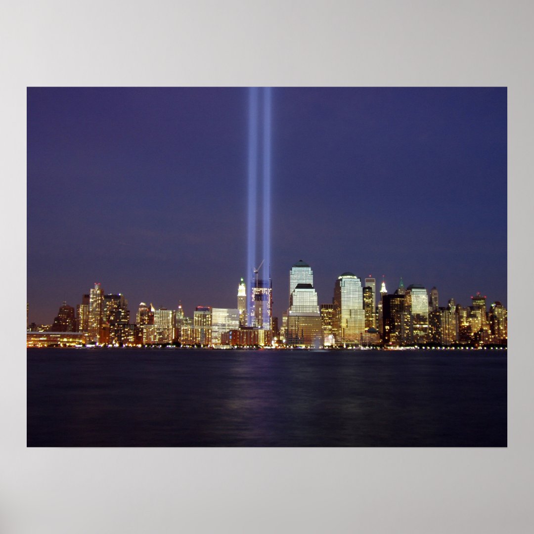 Two Beams of Light Poster | Zazzle