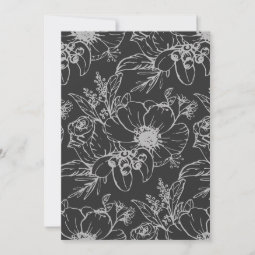 Two become One Modern Calligraphy black and white Invitation | Zazzle