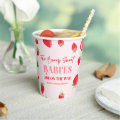 Two Berry Sweet Babies Strawberry Twin Baby Shower Paper Cups | Zazzle