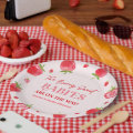 Two Berry Sweet Babies Strawberry Twin Baby Shower Paper Plates | Zazzle
