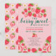 Two Berry Sweet Babies Twin Strawberry Baby Shower Invitation | Zazzle