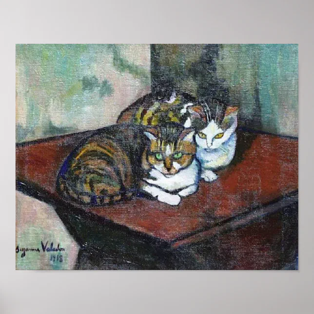 Two Cats, Suzanne Valadon Poster | Zazzle