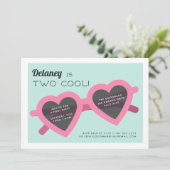Two Cool | Summer Sunnies Birthday Party Invite | Zazzle