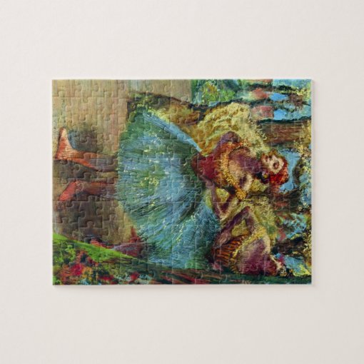 Two Dancers by Edgar Degas, Vintage Ballet Art Jigsaw Puzzle | Zazzle
