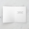 Two Degrees Hotter - Name - Black Gold Graduation Card | Zazzle