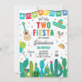 Two-Esta Mexican Fiesta 2nd Birthday Party Invitation | Zazzle
