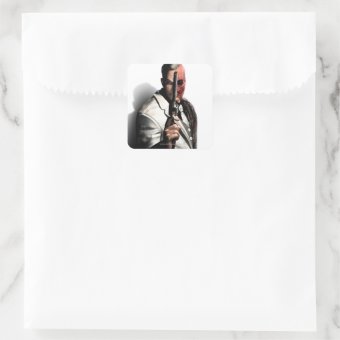 Two-Face 2 Square Sticker | Zazzle