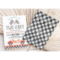 Two Fast Birthday Invitation Race Car 2nd Birthday | Zazzle