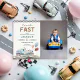 TWO Fast Racing Car Blue Boy 2nd Birthday Photo Invitation | Zazzle