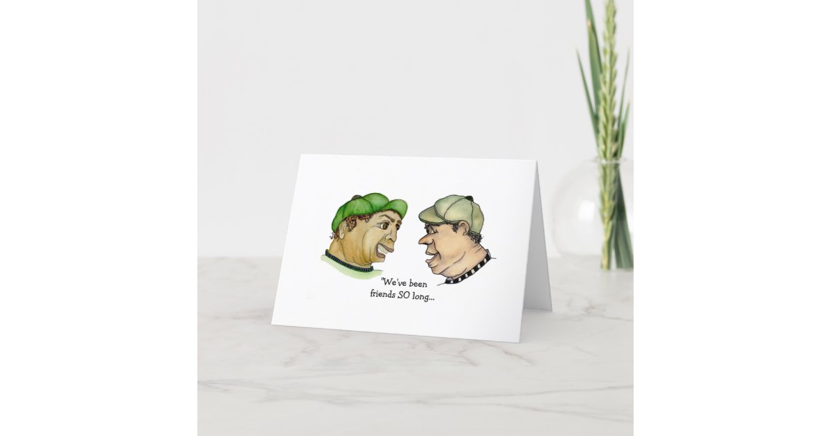 Two Funny Guy Friends Look Alike Card | Zazzle