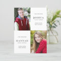 Two Graduates Double Graduation Party Invitation | Zazzle