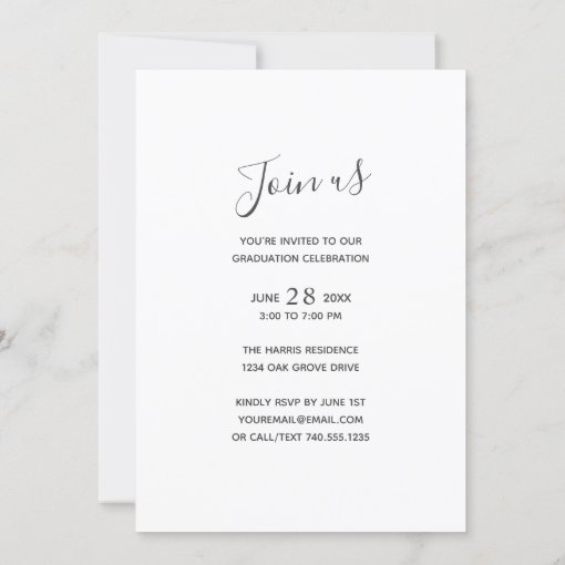 Two Graduates Double Graduation Party Invitation | Zazzle