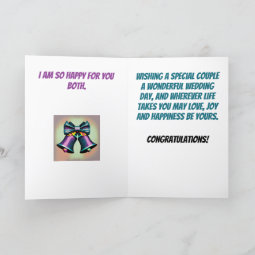 Two Groom Wedding Day at Sunset Congratulations Card | Zazzle