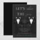 Two Grooms LGBTQ Tuxedo Stylish Wedding Shower Invitation | Zazzle