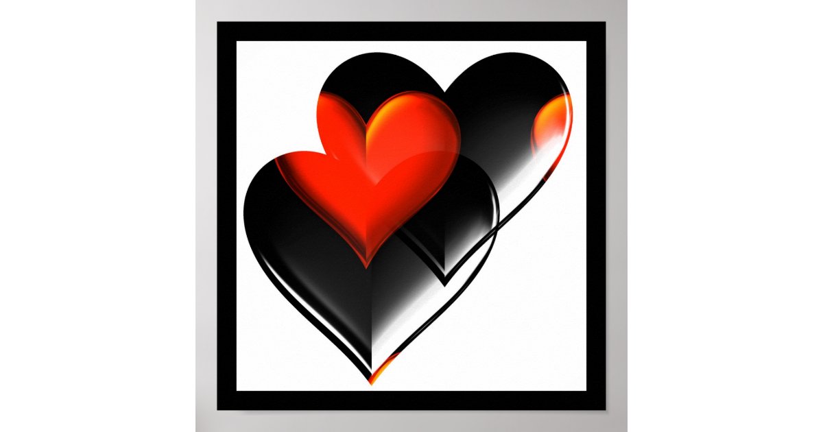 "Two Hearts as One" "Poster"* Poster | Zazzle