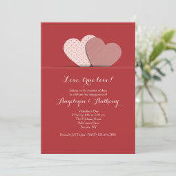 Two Hearts Invitation | Zazzle