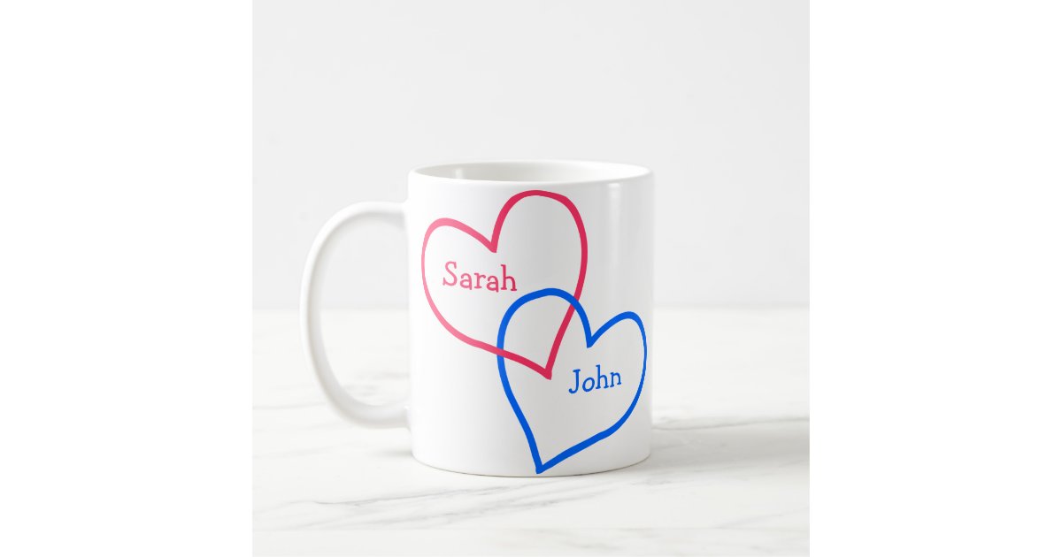 Two Hearts Mug | Zazzle