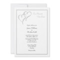 Two Hearts One Love Wedding Invitations | Zazzle