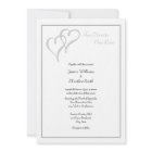 Two Hearts One Love Wedding Invitations | Zazzle