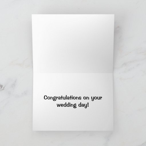 Two Hearts Wedding Congratulations Card | Zazzle