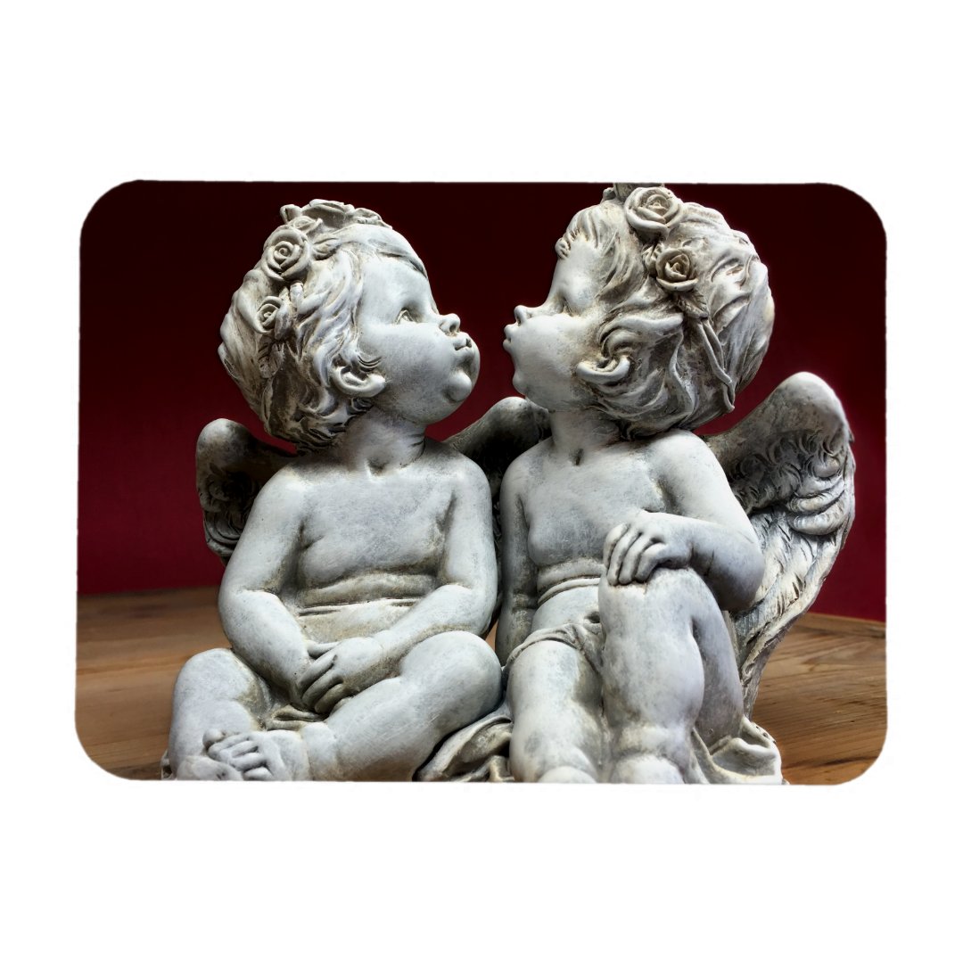 Two Heavenly Angel Cherubs Magnet | Zazzle