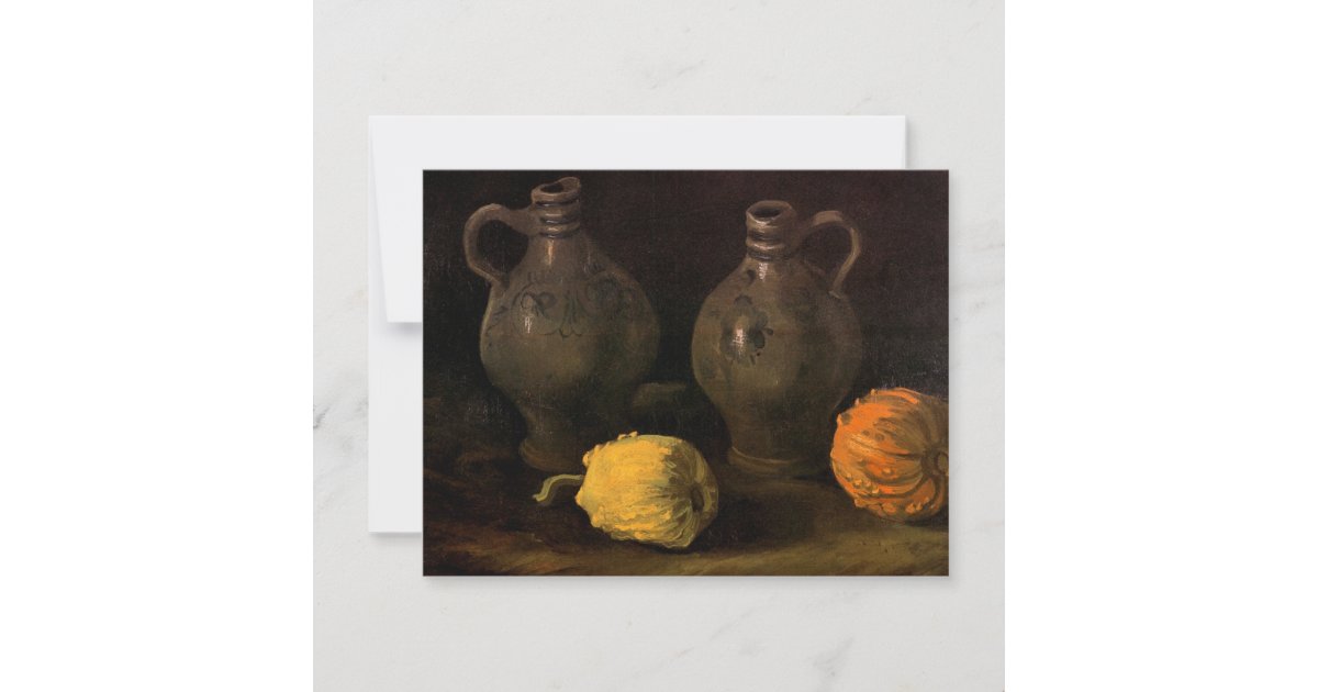 Two Jars and Two Pumpkins by Vincent van Gogh | Zazzle