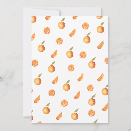 Two little Cuties Twins Baby Shower Oranges Invitation | Zazzle