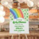 Two Lucky Charms Twins Baby Shower Welcome Sign | Zazzle