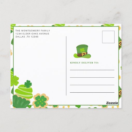 Two Lucky Shamrocks 2nd Birthday St. Patrick's Day Postcard | Zazzle