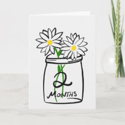 Two Months Card | Zazzle