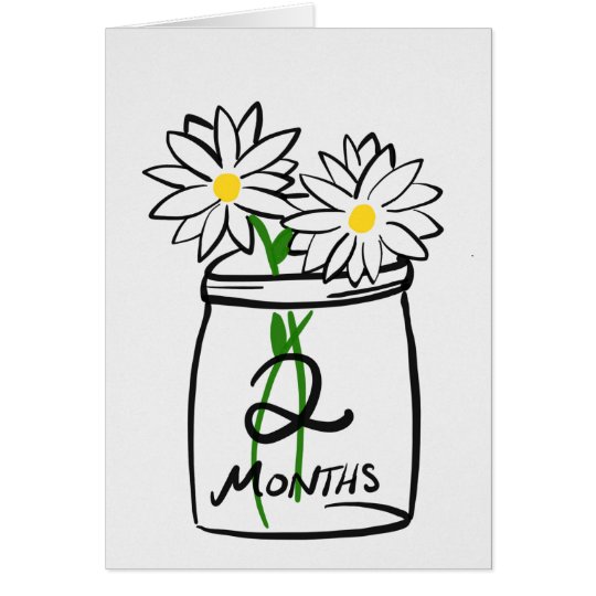 Two Months Card | Zazzle.com
