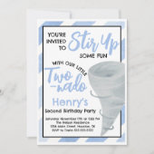 Two-Nado Tornado Second Birthday Party Inivitation Invitation | Zazzle